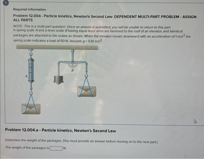 Solved Required information Problem 12.004 - Particle | Chegg.com