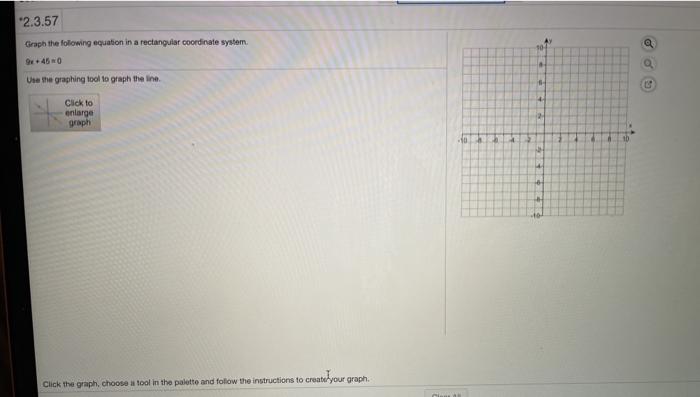 Solved 2.3.57 Graph the folowing equation in a rectangular | Chegg.com