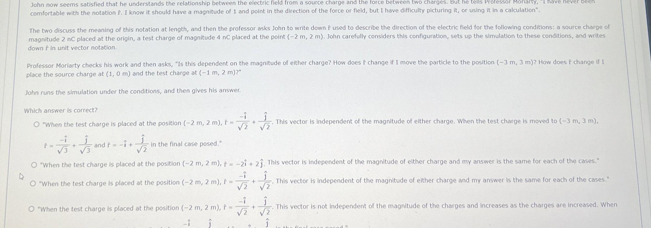 Solved comfortable with the notation hat(r). ﻿I know it | Chegg.com