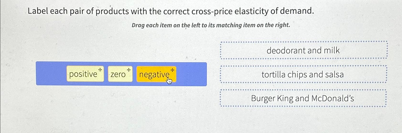 Solved Label each pair of products with the correct | Chegg.com