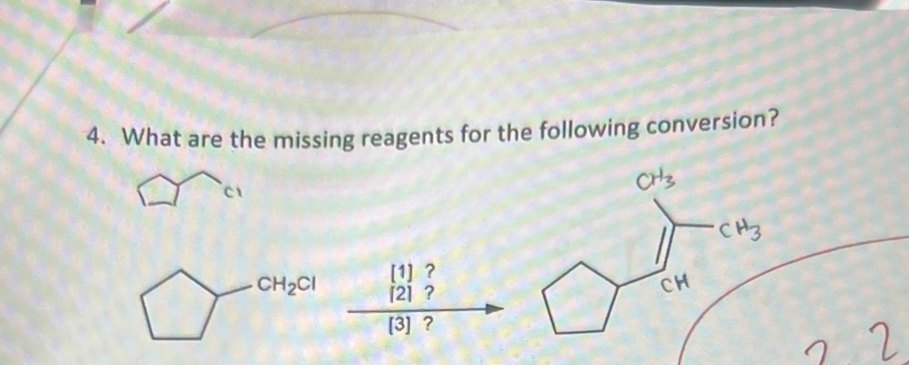 Solved What are the missing reagents for the following | Chegg.com