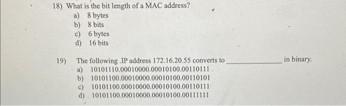 Solved 15) The protocol data unit (PDU) encapsulation is | Chegg.com