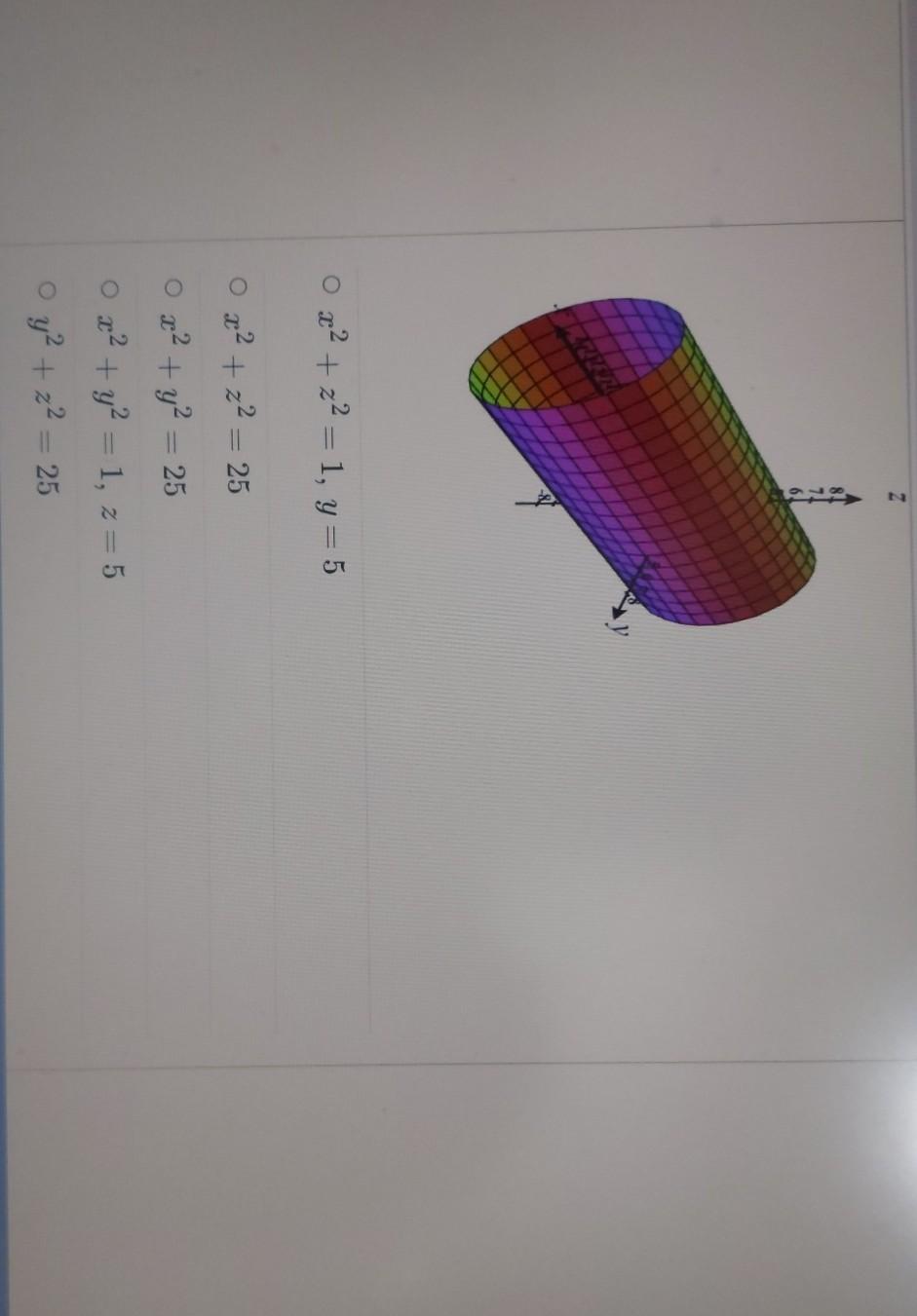 Solved Choose the equation that represents the graph of the | Chegg.com