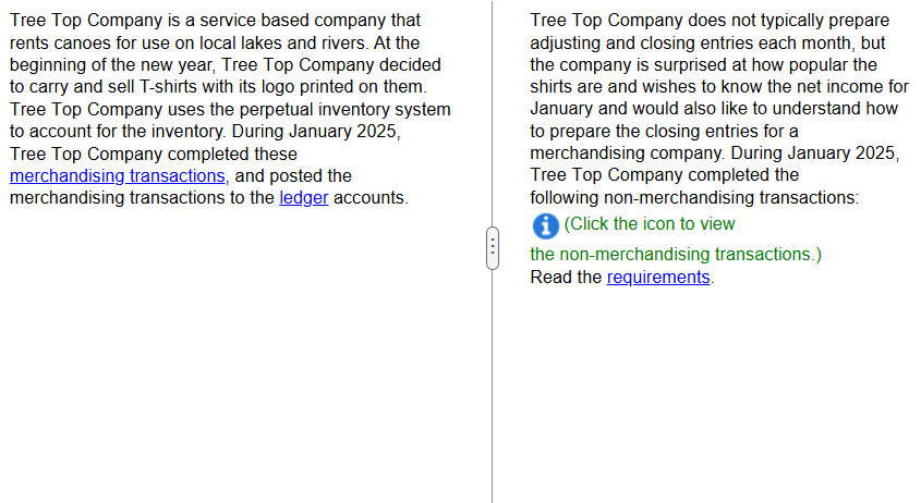 Solved Tree Top Company is a service based company thatrents | Chegg.com
