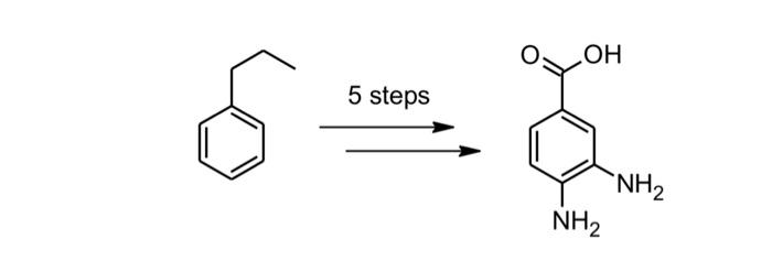 Solved ОН 5 steps NH2 NH2 | Chegg.com
