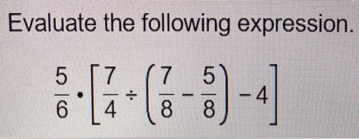 Solved Evaluate the following expression. 5 7 5 • [:( -4 6 8 | Chegg.com