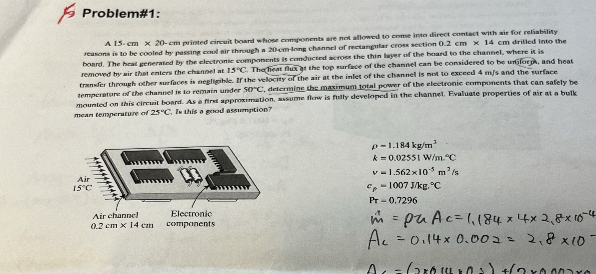 Solved by an EXPERT 5 ﻿Problem#1:A 15-cm×20-cm ﻿printed circuit board | Chegg.com