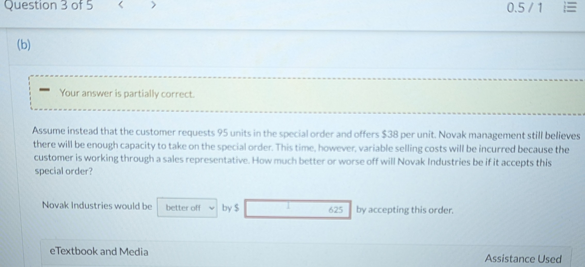 Solved Assume instead that the customer requests 95 ﻿units | Chegg.com