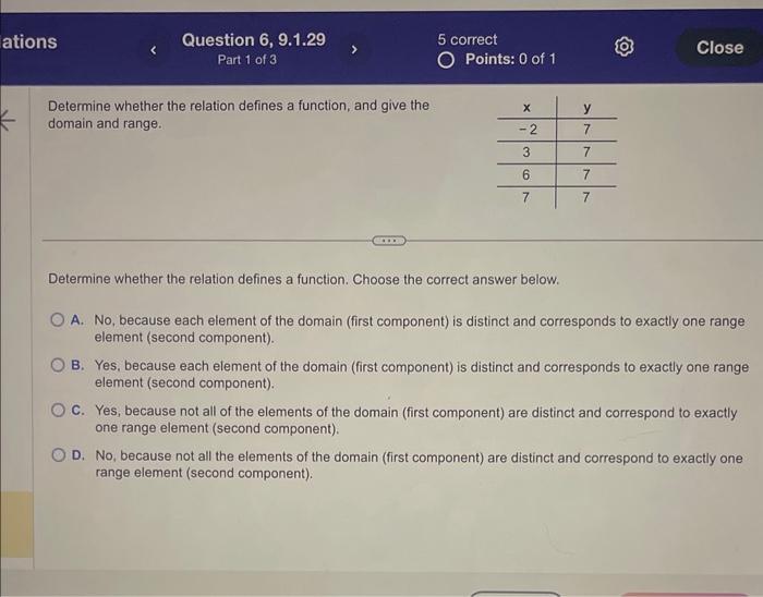 Solved Determine whether the relation defines a function, | Chegg.com