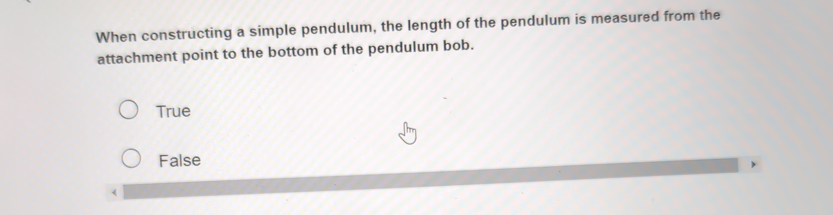 Solved When constructing a simple pendulum, the length of | Chegg.com