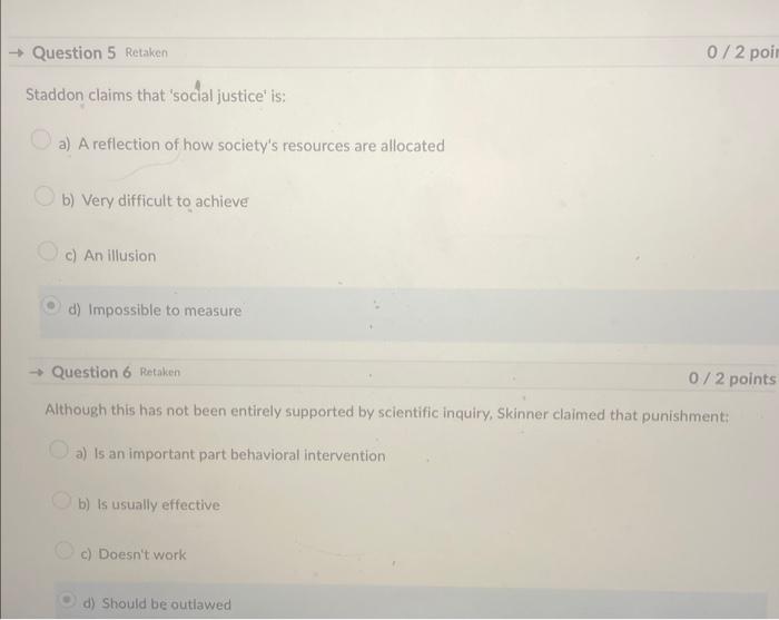 Solved According to Staddon (2021), Skinner's view of from | Chegg.com