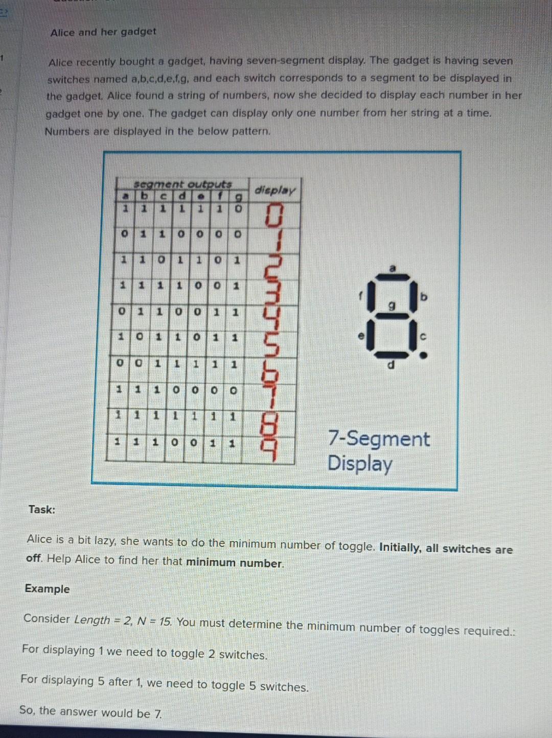 Solved Alice and her gadget Alice recently bought a gadget, | Chegg.com