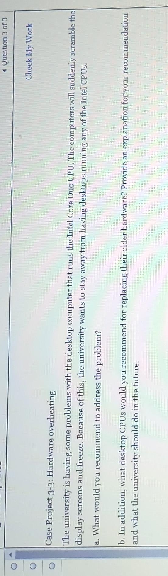 Solved Case Project 3 2 Desktop Computing The Director Is