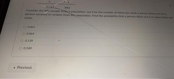 Solved Question 12 A survey adopte how many times per | Chegg.com