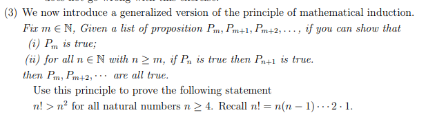 (3) ﻿We now introduce a generalized version of the | Chegg.com