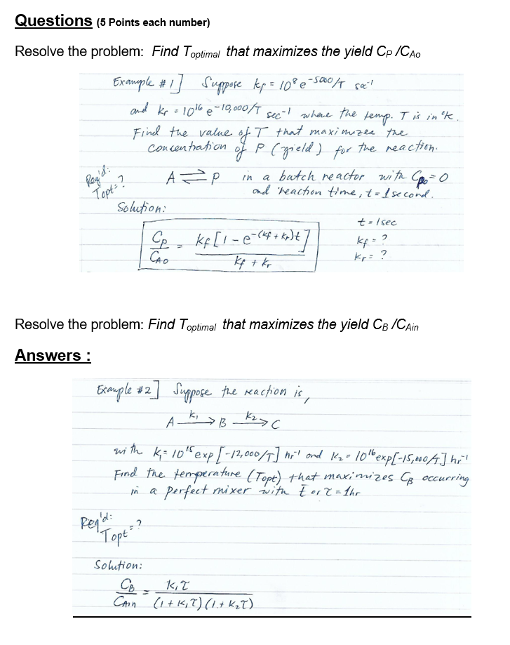 Solved Questions (5 ﻿Points each number)Resolve the problem: | Chegg.com