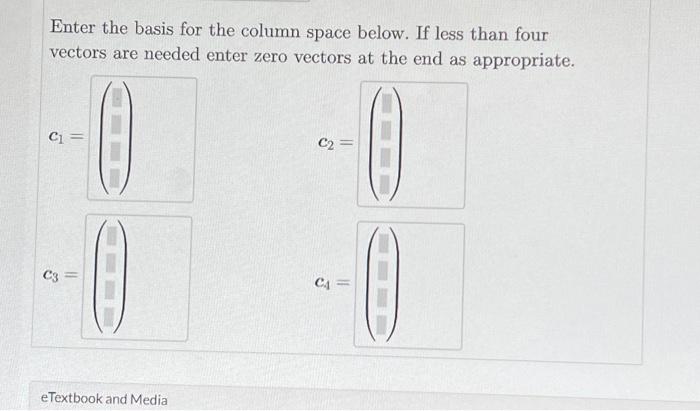 Solved A matrix in row echelon form is given. By inspection, | Chegg.com