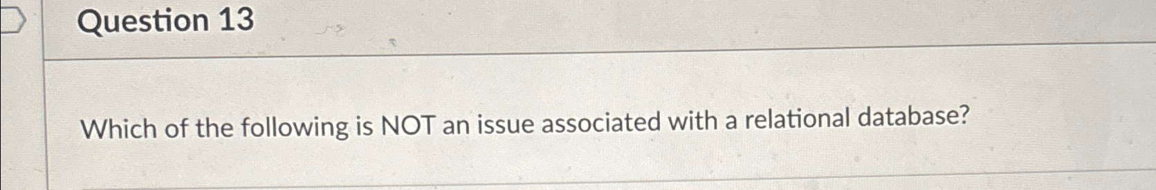 Solved Question 13Which of the following is NOT an issue | Chegg.com