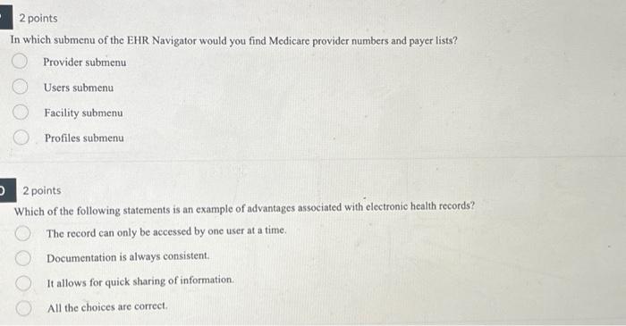 Solved After the implementation of the EHR, on-call | Chegg.com