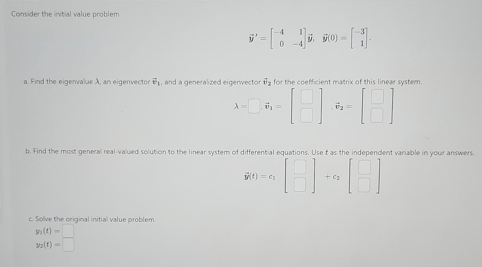 Solved Consider the initial value problem | Chegg.com