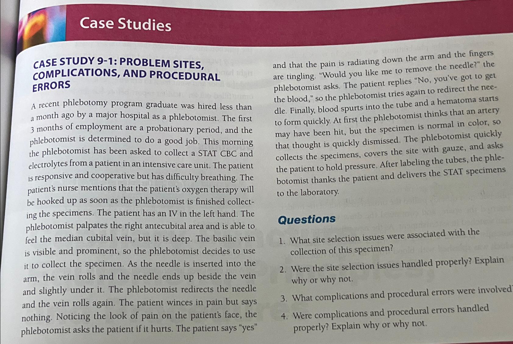 Solved Case StudiesCASE STUDY 9-1: PROBLEM SITES, | Chegg.com