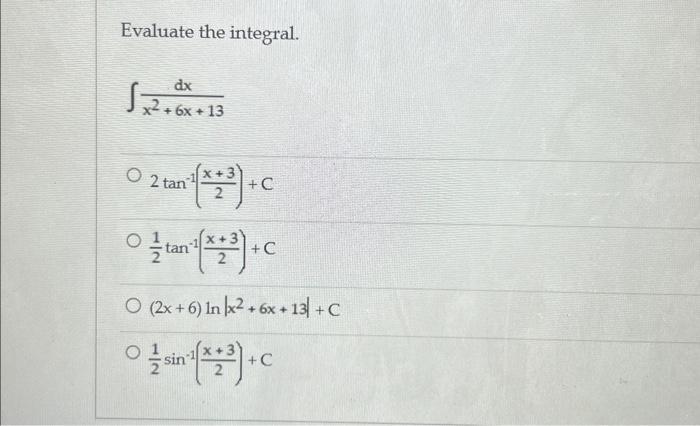 Solved Evaluate the integral. | Chegg.com