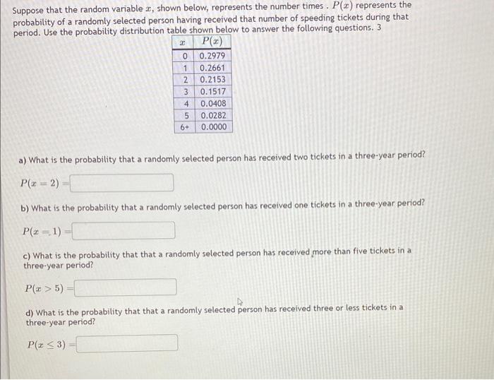Solved Suppose that the random variable x, shown below, | Chegg.com