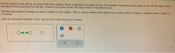 Solved The net electric force acting on each of the three | Chegg.com
