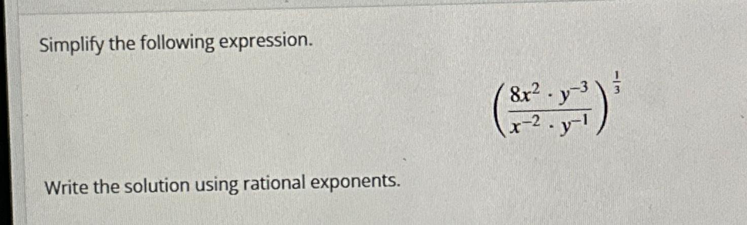 Solved Simplify the following | Chegg.com