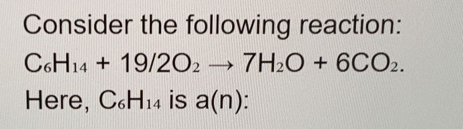 Solved Consider the following | Chegg.com