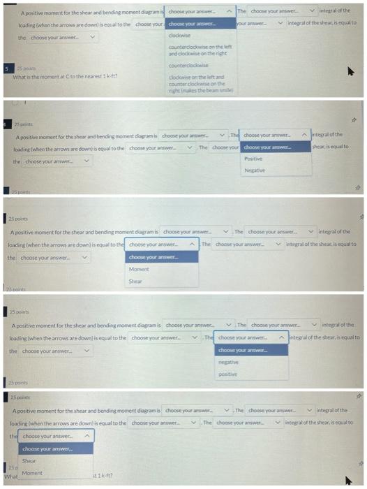 Fill in the blanks with the following options: | Chegg.com