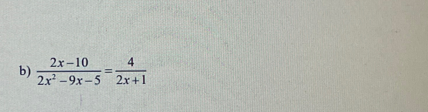 Solved Solve algebraically and determine all non-permissible | Chegg.com