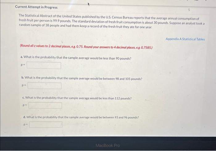 Solved The Statistical Abstract of the United States | Chegg.com