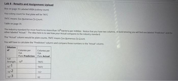 Solved Lab 8 - Results and Assignment Upload Bax on page 35 | Chegg.com