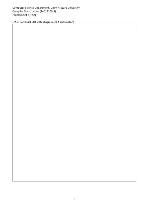 Solved Computer Science Department, Umm Al-Qura | Chegg.com