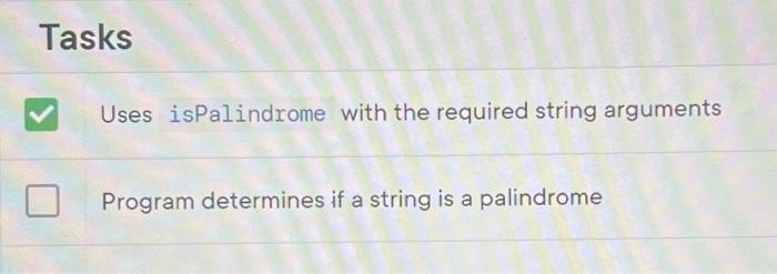 Solved Bool Ispalindrome String Str { Int Length Str