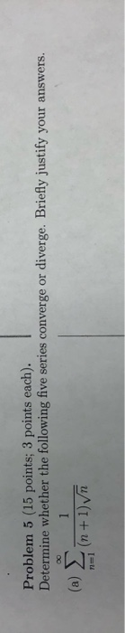 Solved Problem 5 (15 points; 3 points each). Determine | Chegg.com