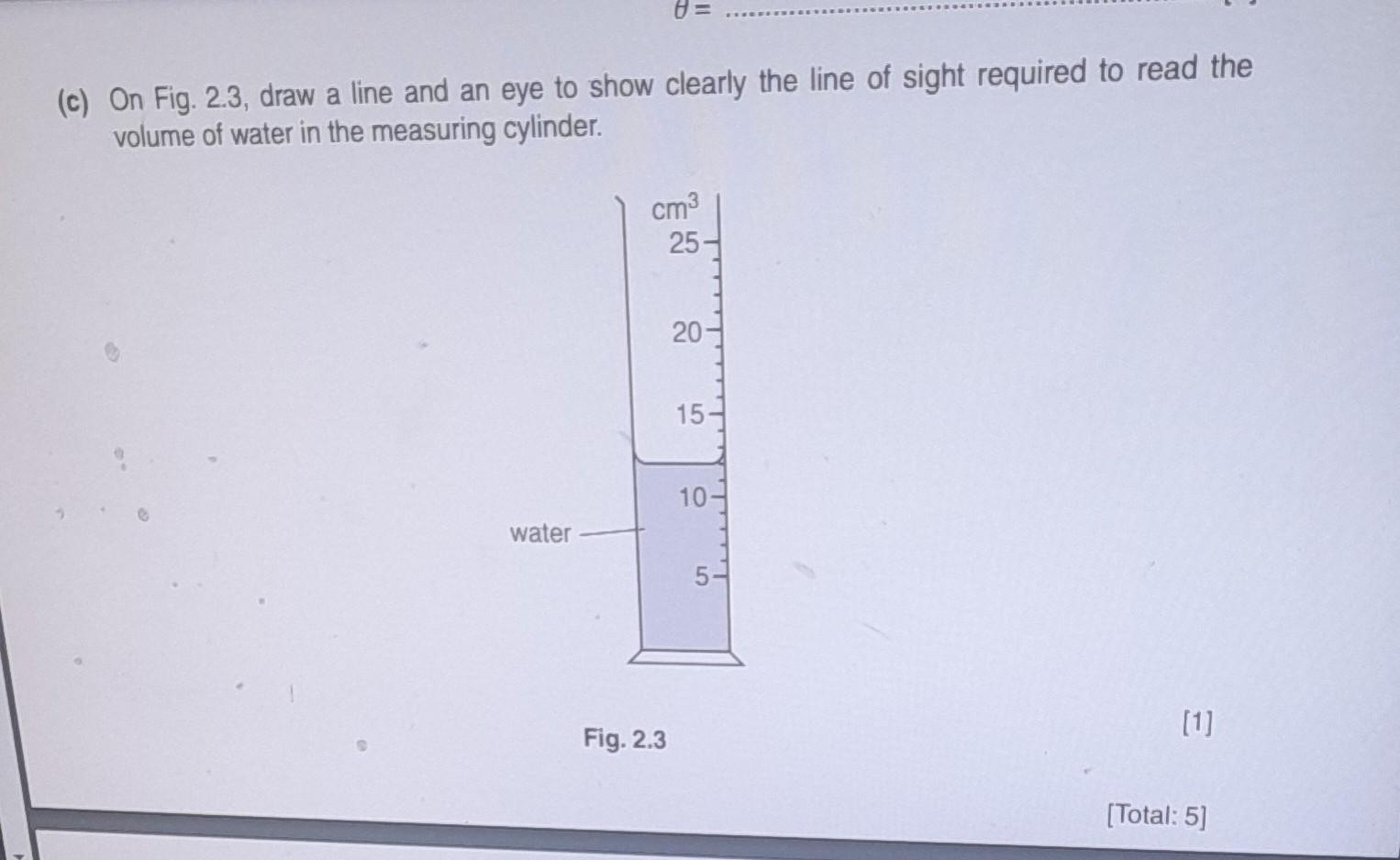 Solved (c) On Fig. 2.3, draw a line and an eye to show | Chegg.com