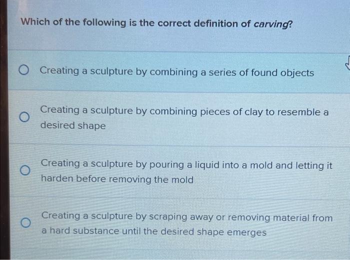 Which of the following is the correct definition of | Chegg.com