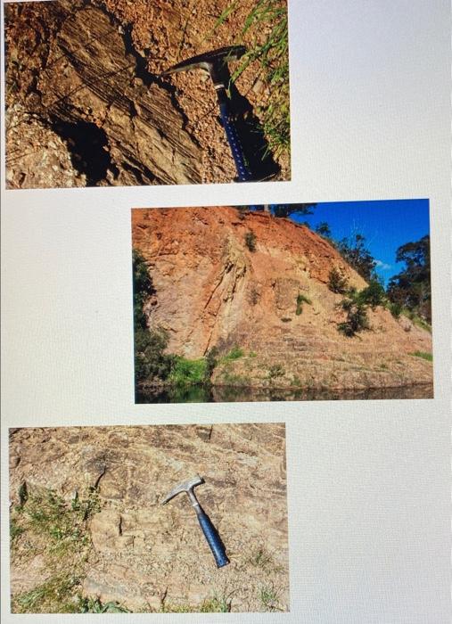 Solved can you please draw an outcrop map and geological | Chegg.com