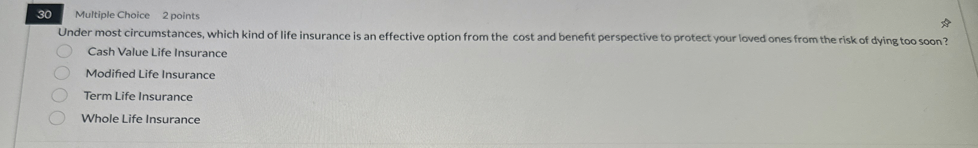 Solved 30 ﻿Multiple Choice2 ﻿pointsUnder most circumstances, | Chegg.com