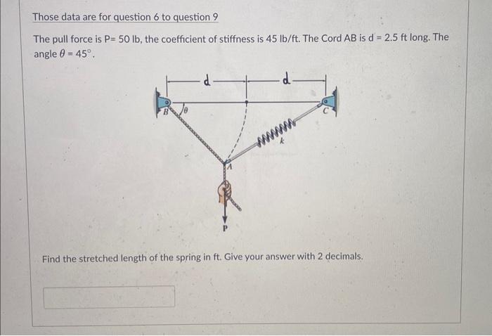 Solved The pull force is P=50lb, the coefficient of | Chegg.com