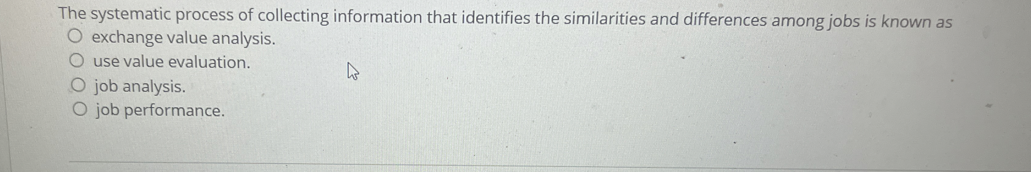Solved The systematic process of collecting information that | Chegg.com