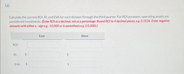 Solved It is the end of the third quarter, and Sandra is | Chegg.com