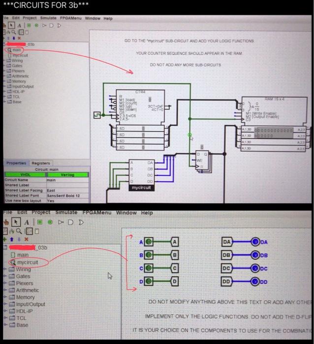 Solved Q3) Design the sequential circuit of a counter (ABCD) | Chegg.com