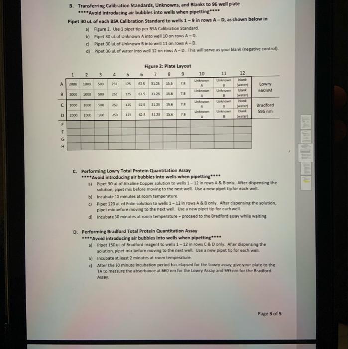 Reagent Prep: Alkaline copper reagent Bradford | Chegg.com