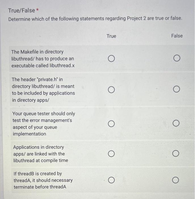 Solved True/False * Determine which of the following | Chegg.com