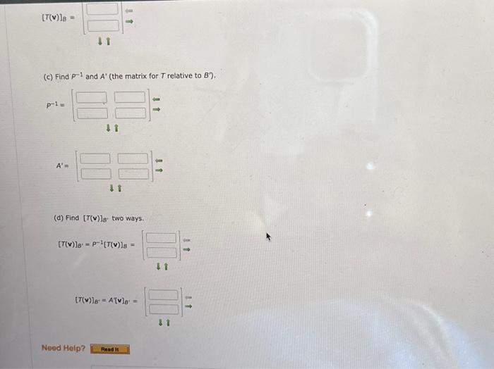 Solved et B={(1,3),(−2,−2)} and B′={(−12,0),(−4,4)} be bases | Chegg.com