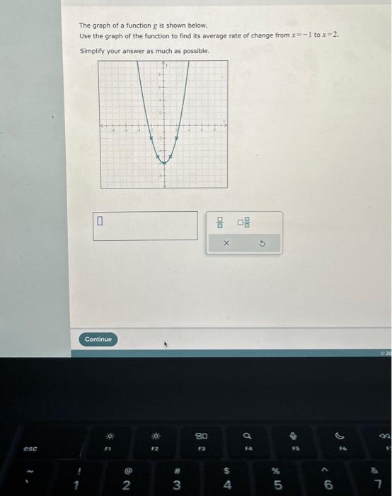 Solved The graph of a function g is shown below. Use the | Chegg.com