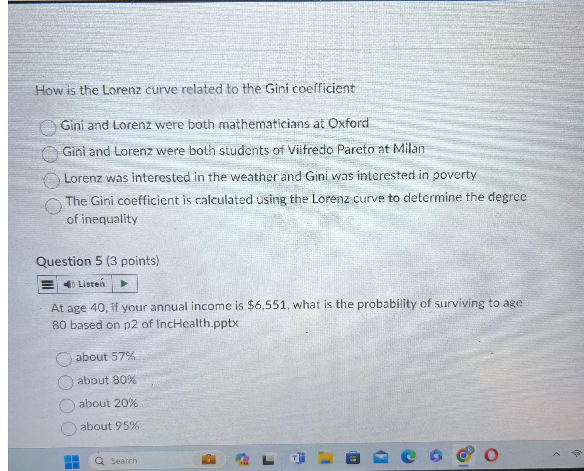 Solved How is the Lorenz curve related to the Gini | Chegg.com